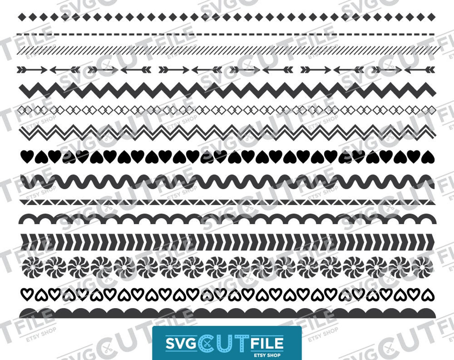 Border Svg Divider, Zig Zag Line Dxf Text, Under Zigzag Dfx, Decor Png ...