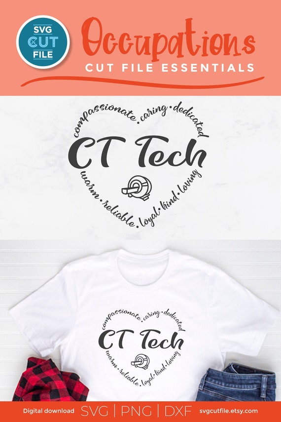 CT Tech Svg CT Technologist Svg Computed Tomography Svg - Etsy