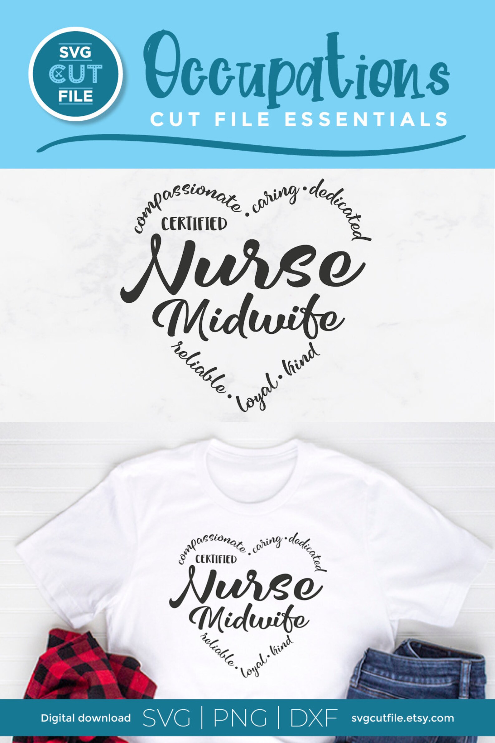 Nurse Midwife Svg CNM Pregnancy Support Childbirth Helper | Etsy