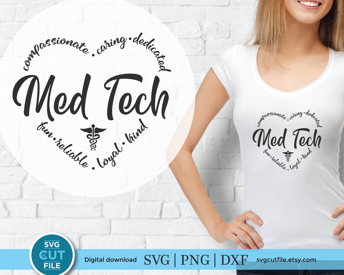 Med Tech Svg Medical Technician Svg Medical Technologist - Etsy