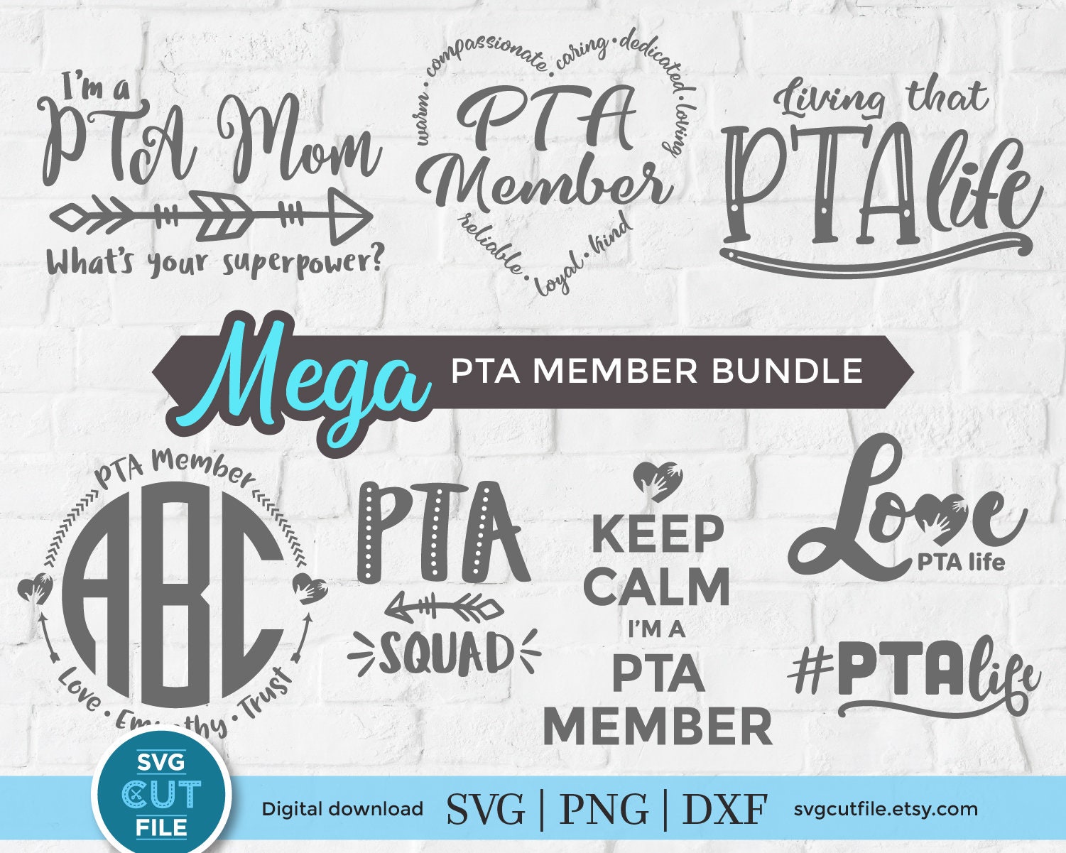 PTA Svg, PTA Bundle, Pta Life Svg, Teacher Svg, Teacher Life Svg, Pto ...
