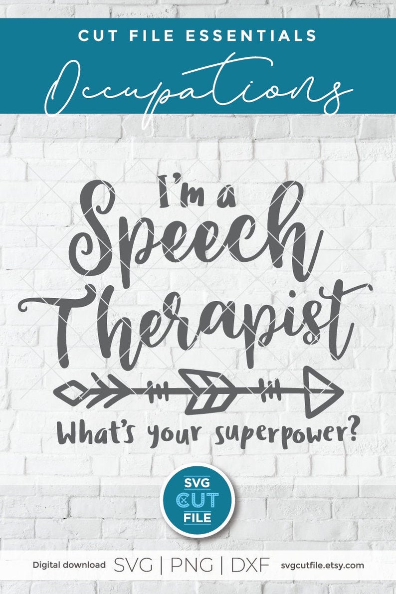 Speech Therapist Svg Speech Therapy Svg ST Svg What's - Etsy
