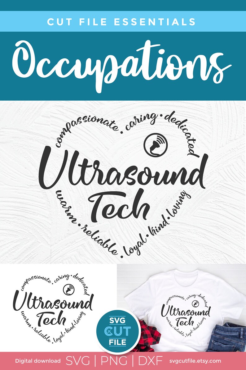 Ultrasound Tech Svg Ultrasound Svg Sonographer Svg | Etsy