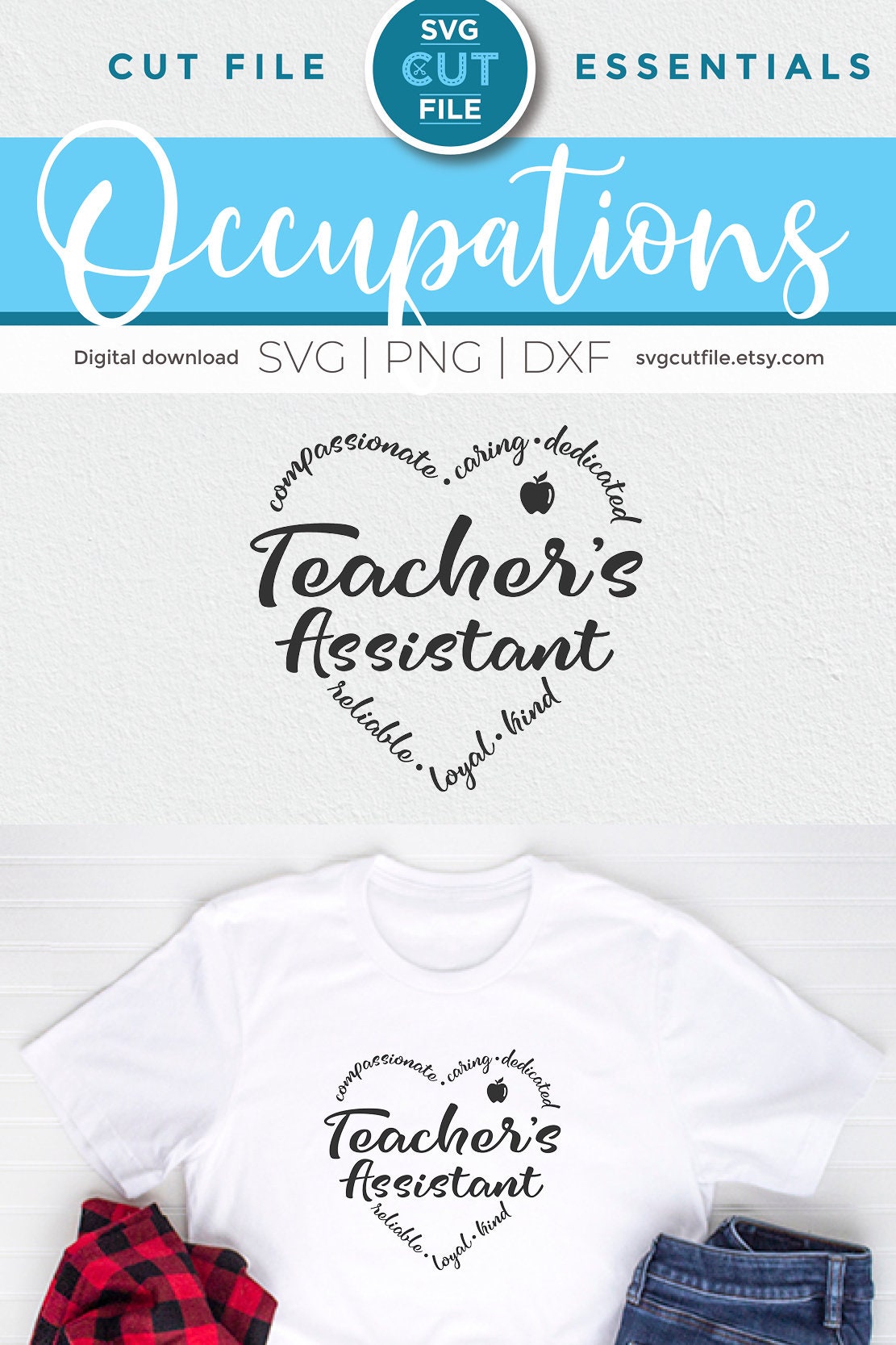 Teacher's Assistant Svg, Teachers Assistant Svg, Teacher's Aide Svg ...