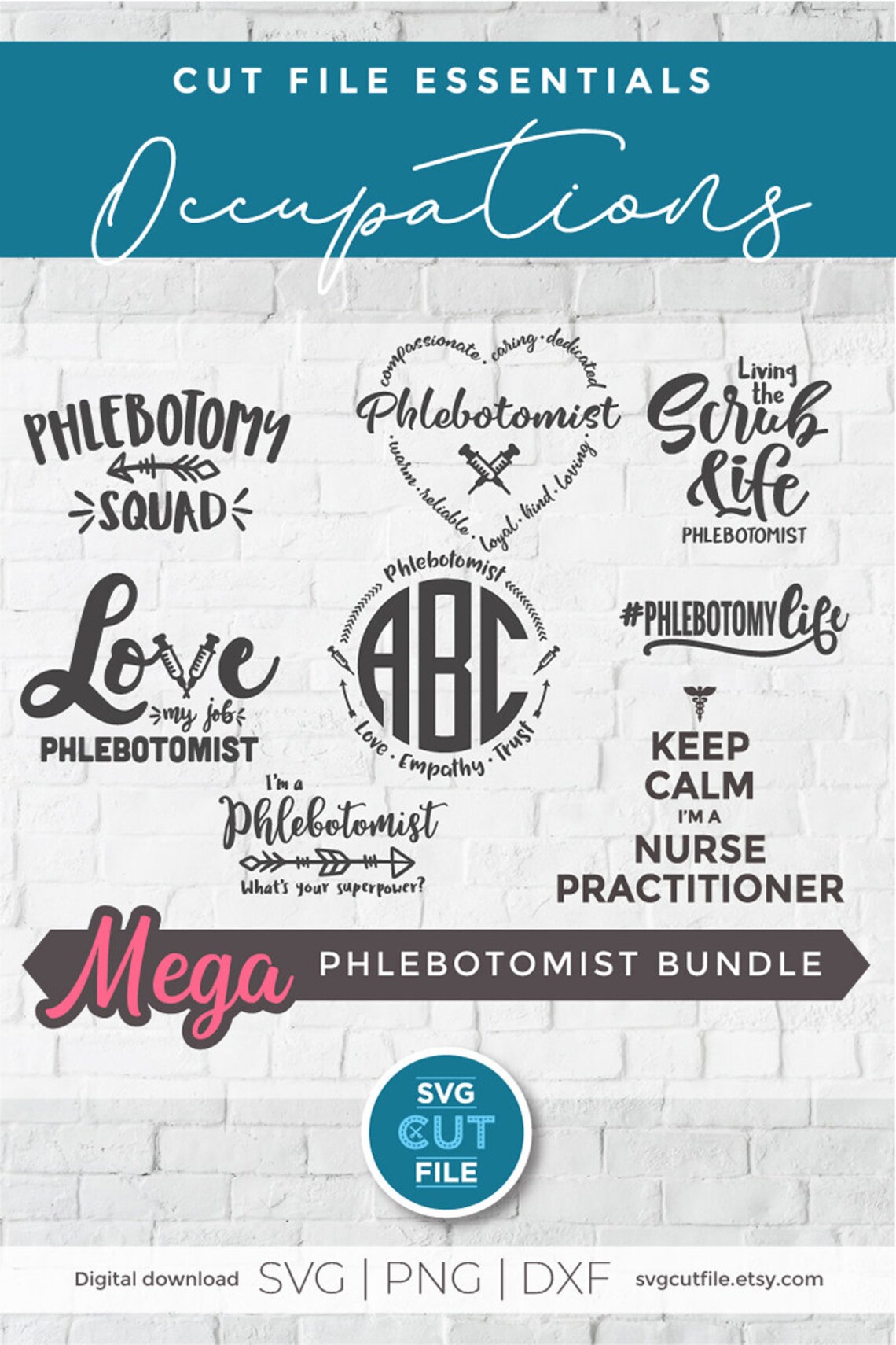 Phlebotomist Svg Phlebotomy Svg Bloodwork Svg Blood Work | Etsy