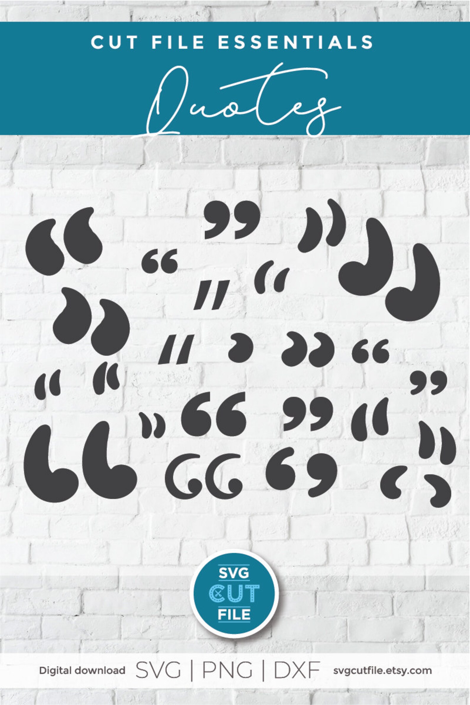 Quotation Marks Svg Apostrophe Svg Citation Marks Svg - Etsy