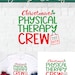Christmas Physical Therapy Svg Physical Therapy Christmas - Etsy