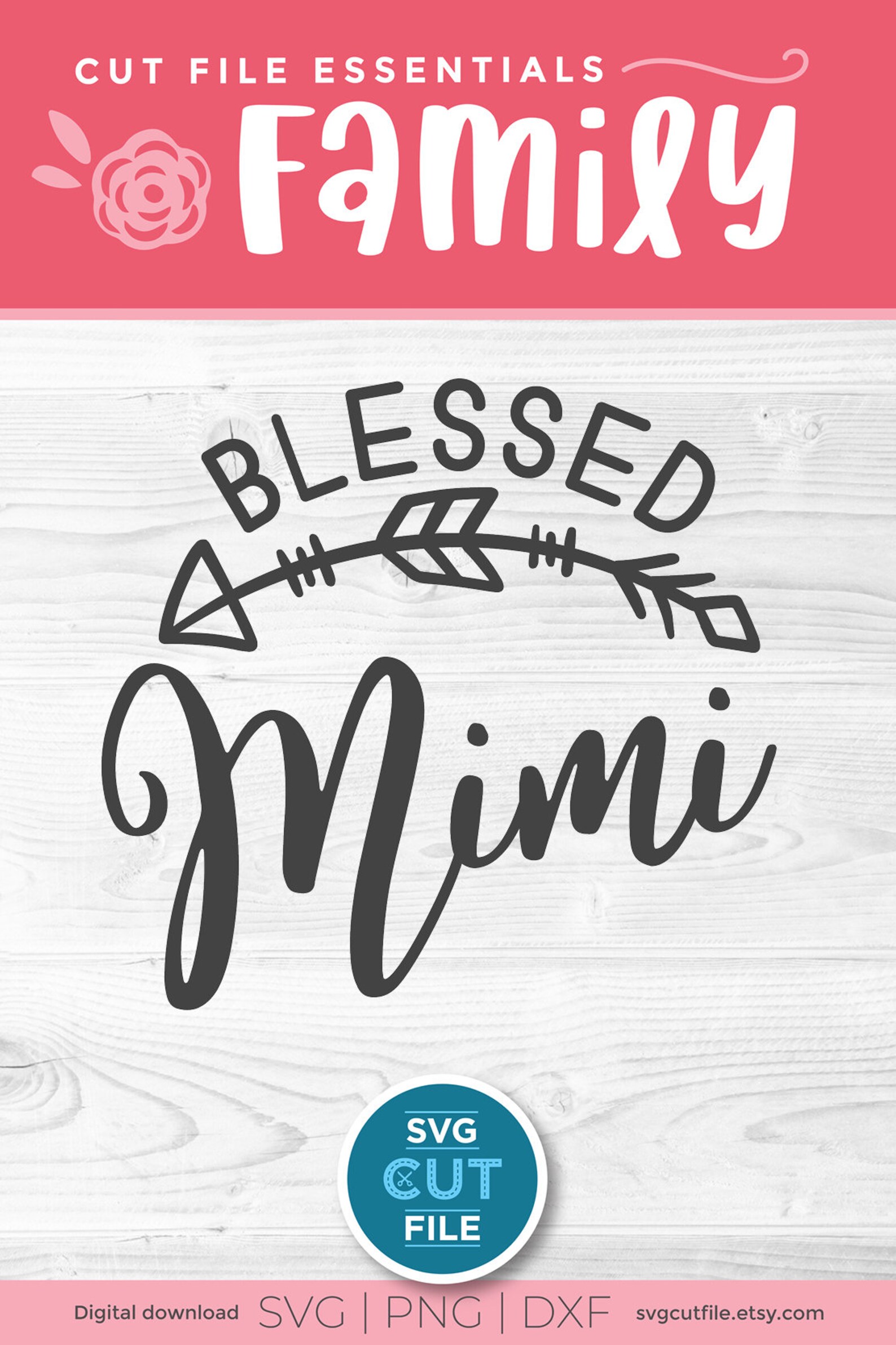 Mimi Svg Blessed Mimi Svg Mimi Svg Cute Mimi Gift - Etsy