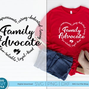 Family Advocate Svg Social Work Svg Victim Services Gift - Etsy