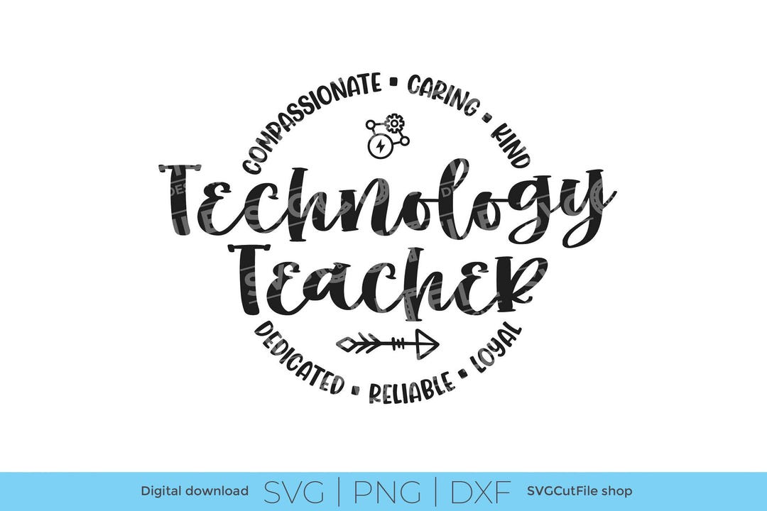 Technology Teacher Svg, IT Tech Svg, Technology Svg, Elementary, High ...