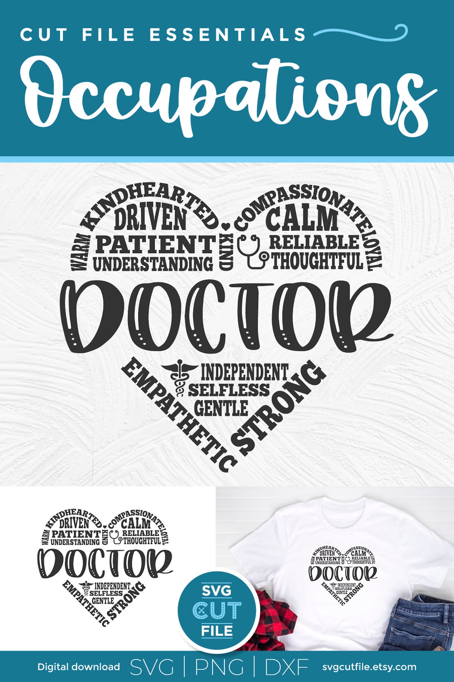 Doctor Svg Physician Svg MD Svg Medical Svg Essential Svg - Etsy