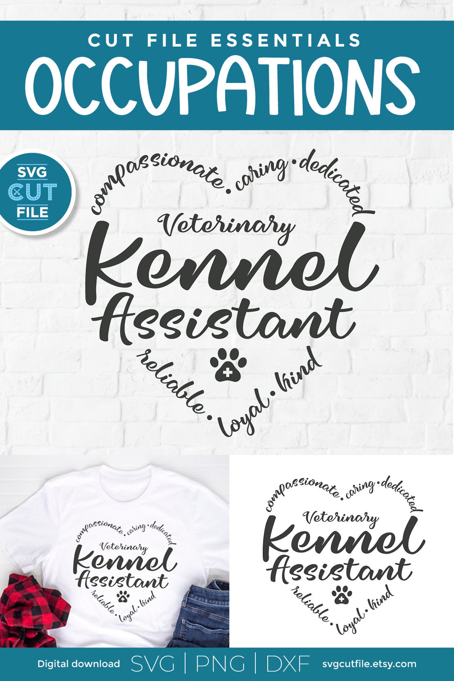 Vet Kennel Assistant Svg, Veterinary Kennel Assistant Svg, Veterinary ...
