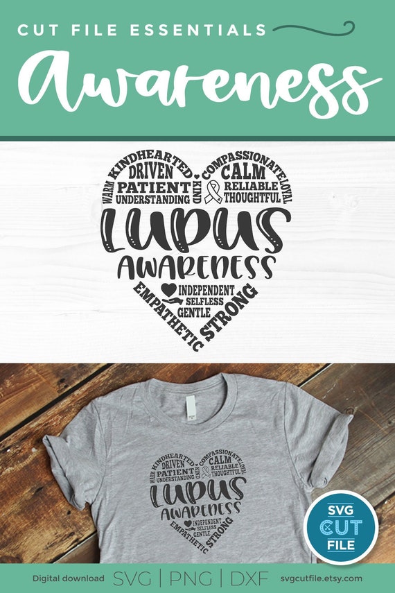 Lupus Svg Lupus Awareness Svg Svg Dxf Png Lupus Awareness - Etsy