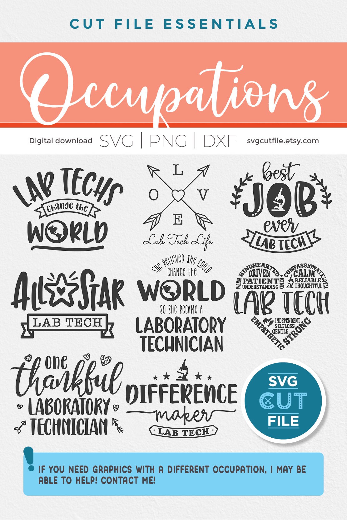Lab Tech Svg, Laboratory Technician Svg, Bloodwork Svg, Blood Work Svg ...