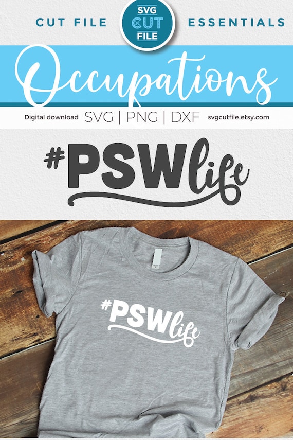 Personal Support Worker Svg Psw Svg Caregiver Home | Etsy