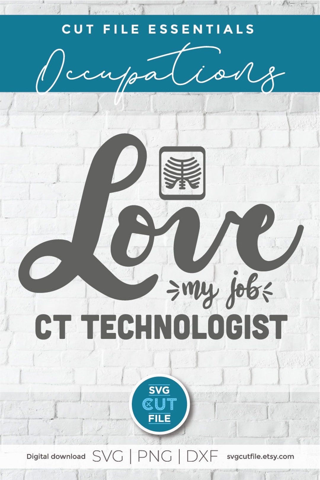 CT Technologist Svg, Computed Tomography Svg, Technician, Radiology ...