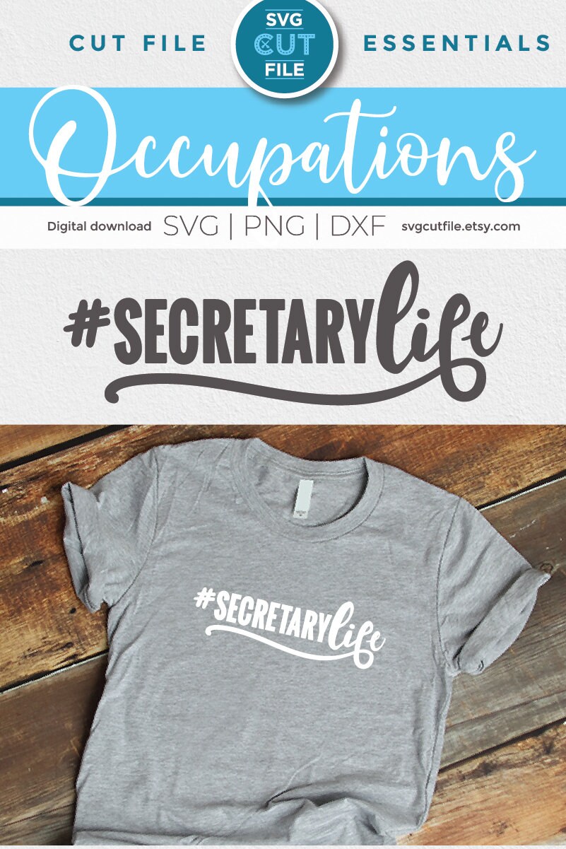 Secretary Svg School Secretary Svg Office Assistant Staff - Etsy Denmark