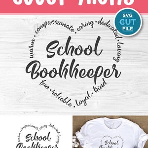 School Bookkeeper Svg, Secretary Svg, Office Assistant, Staff Worker ...