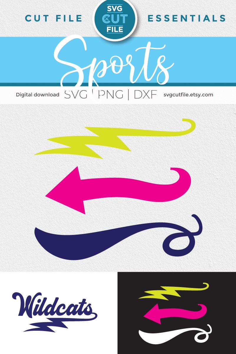 Text Tail Svg Swoosh Svg Underline Svg Athletic Swoosh Svg - Etsy