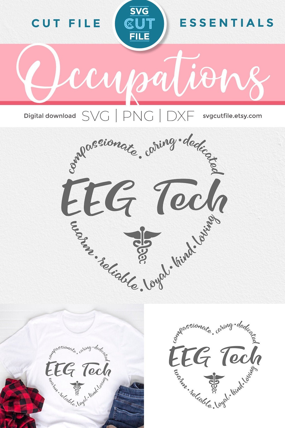 EEG Tech Svg, Electroencephalograph Svg, EEG Technologist Svg, EEG ...