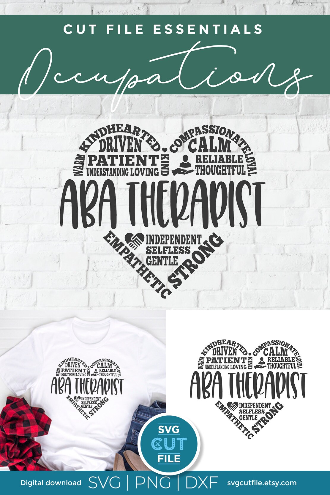 ABA Therapist Svg Applied Behavior Analysis Svg Behavior - Etsy Canada