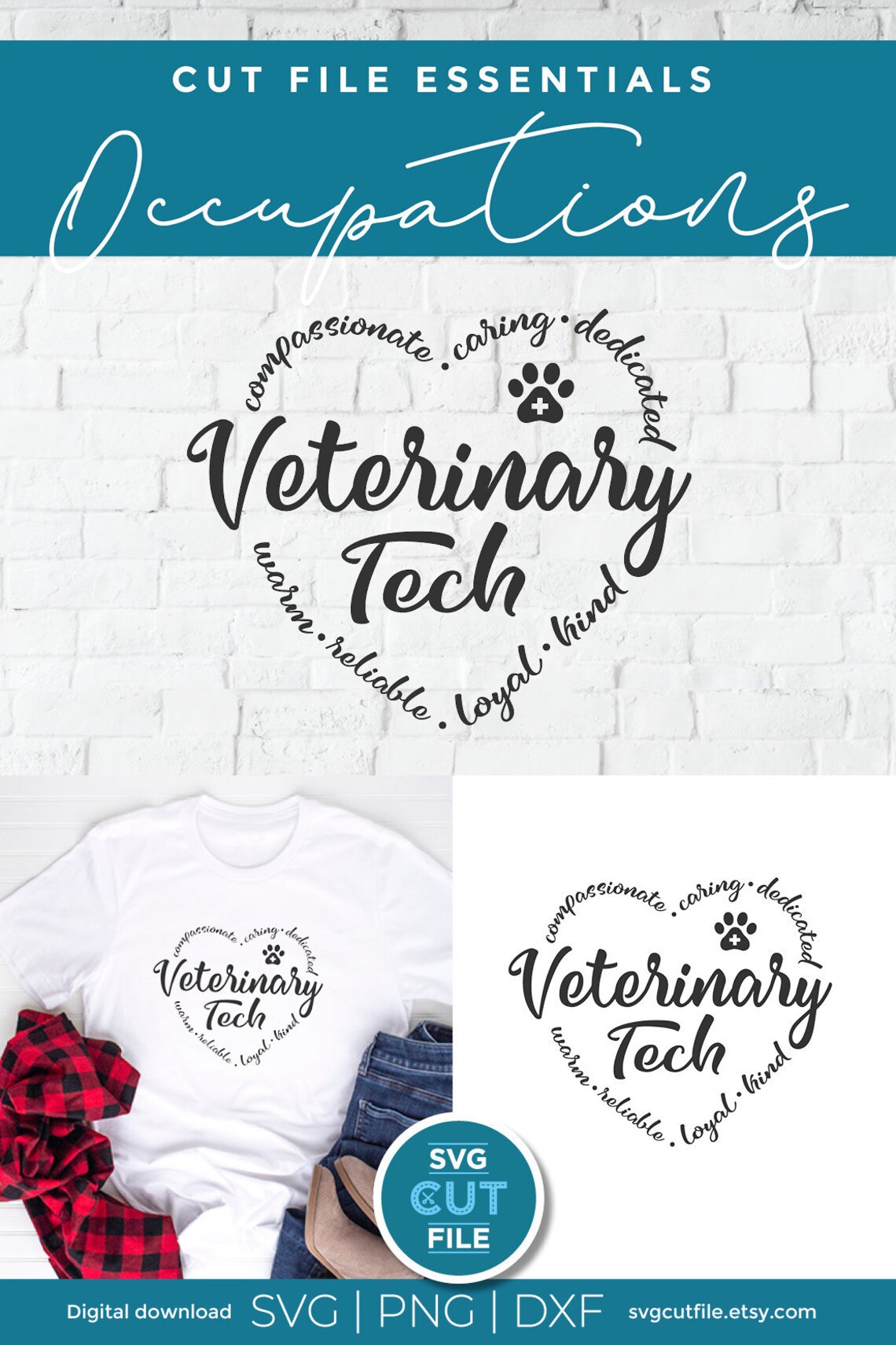 Vet Tech Svg, Veterinary Technician Svg, Veterinary Tech Svg, Small ...