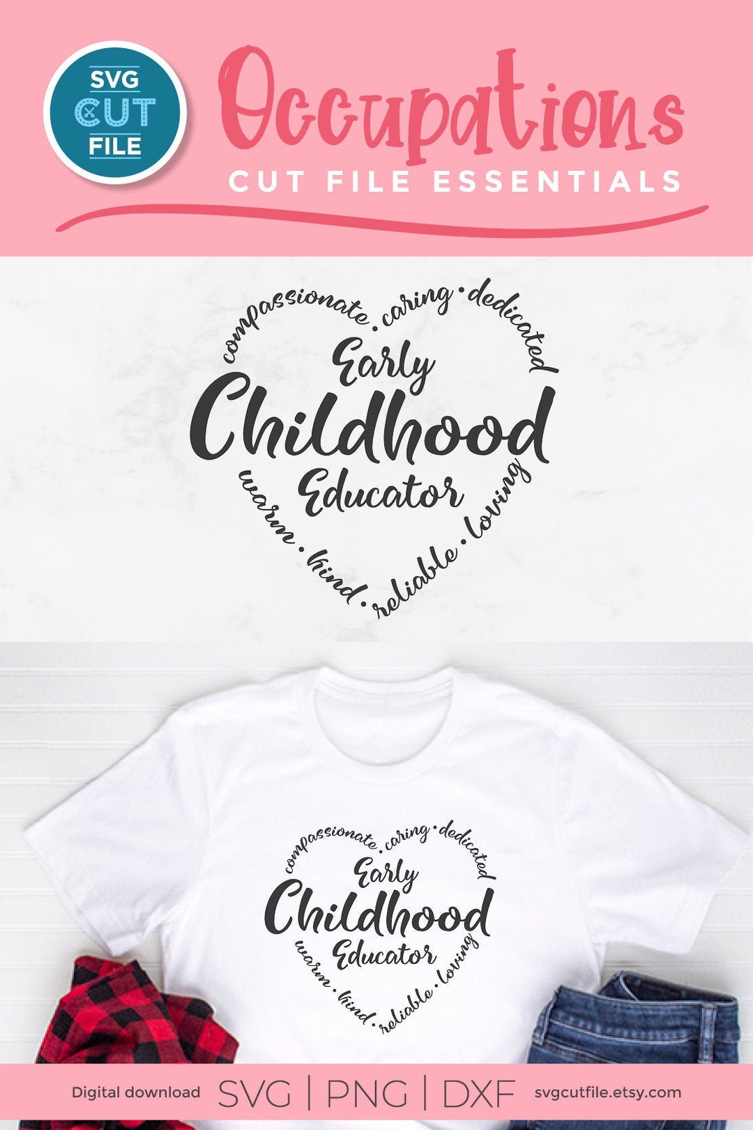 Early Childhood Educator Svg, Early Childhood Teacher, Prek Teacher Svg ...