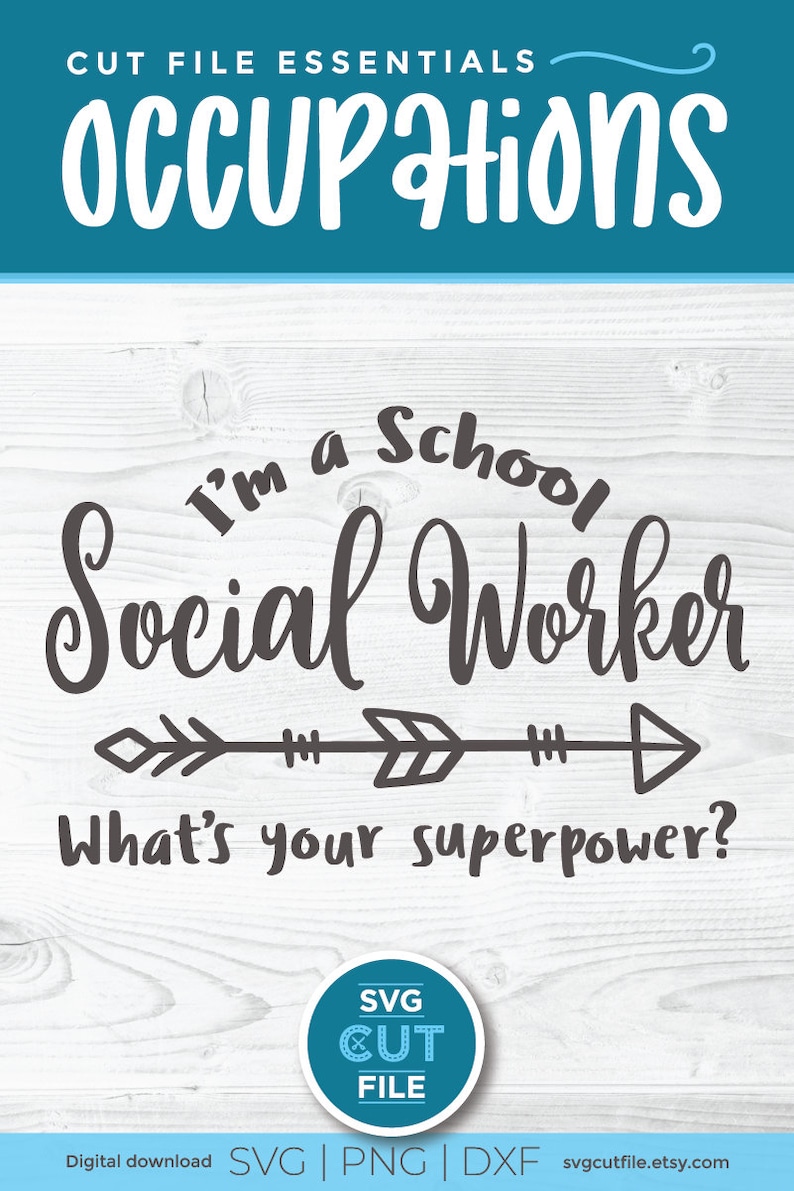 School Social Worker Svg, School Social Work Svg, Social Services Gift ...
