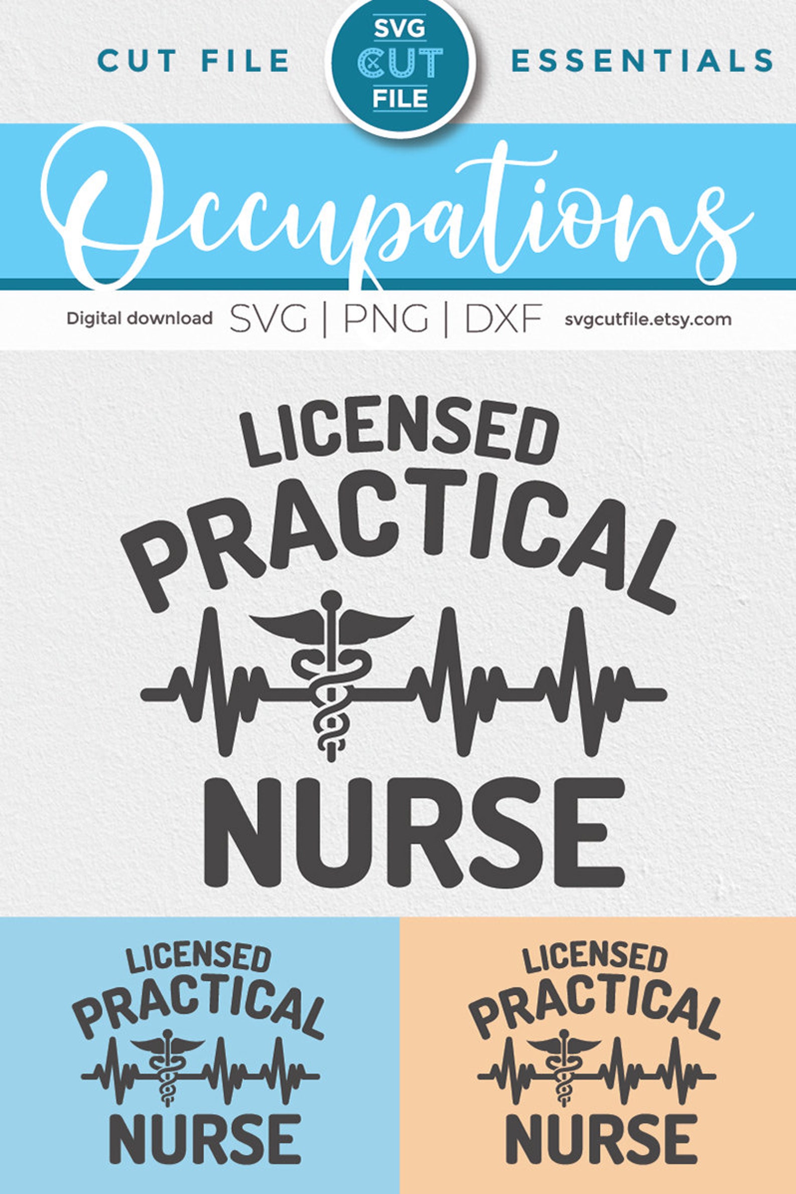 LPN svg licensed practical nurse svg Nursing svg nurse | Etsy