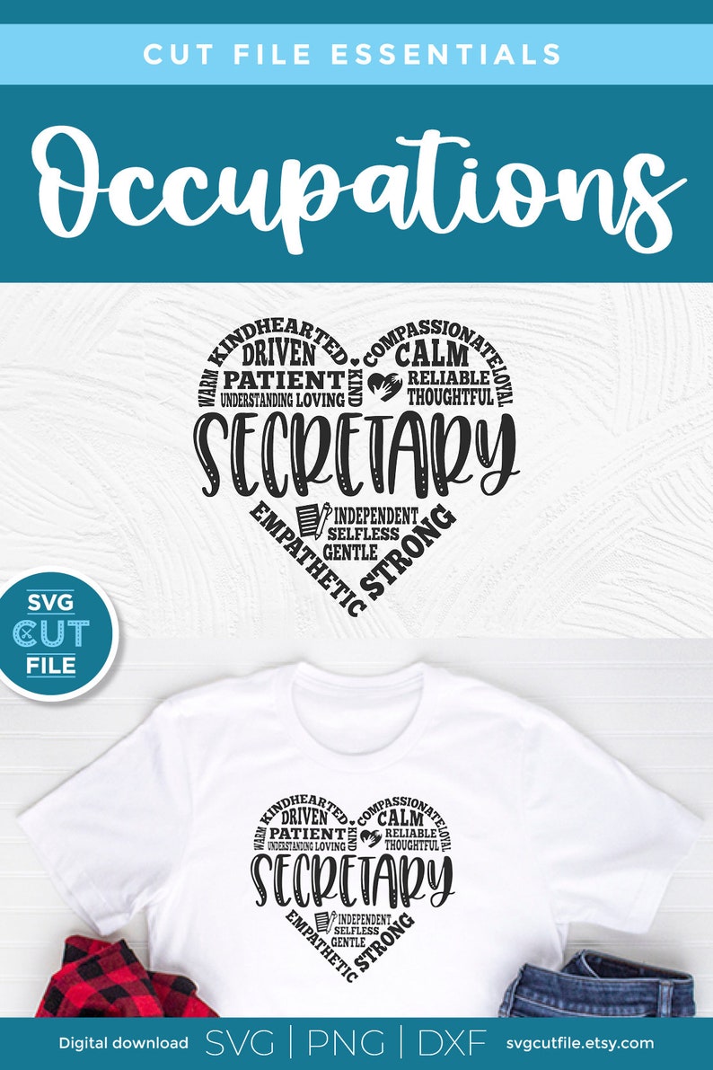 Secretary Svg Secretary Subway Art Svg Office Assistant | Etsy