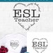 ESL Teacher Svg, English as a Second Language Teacher Svg, School Svg ...