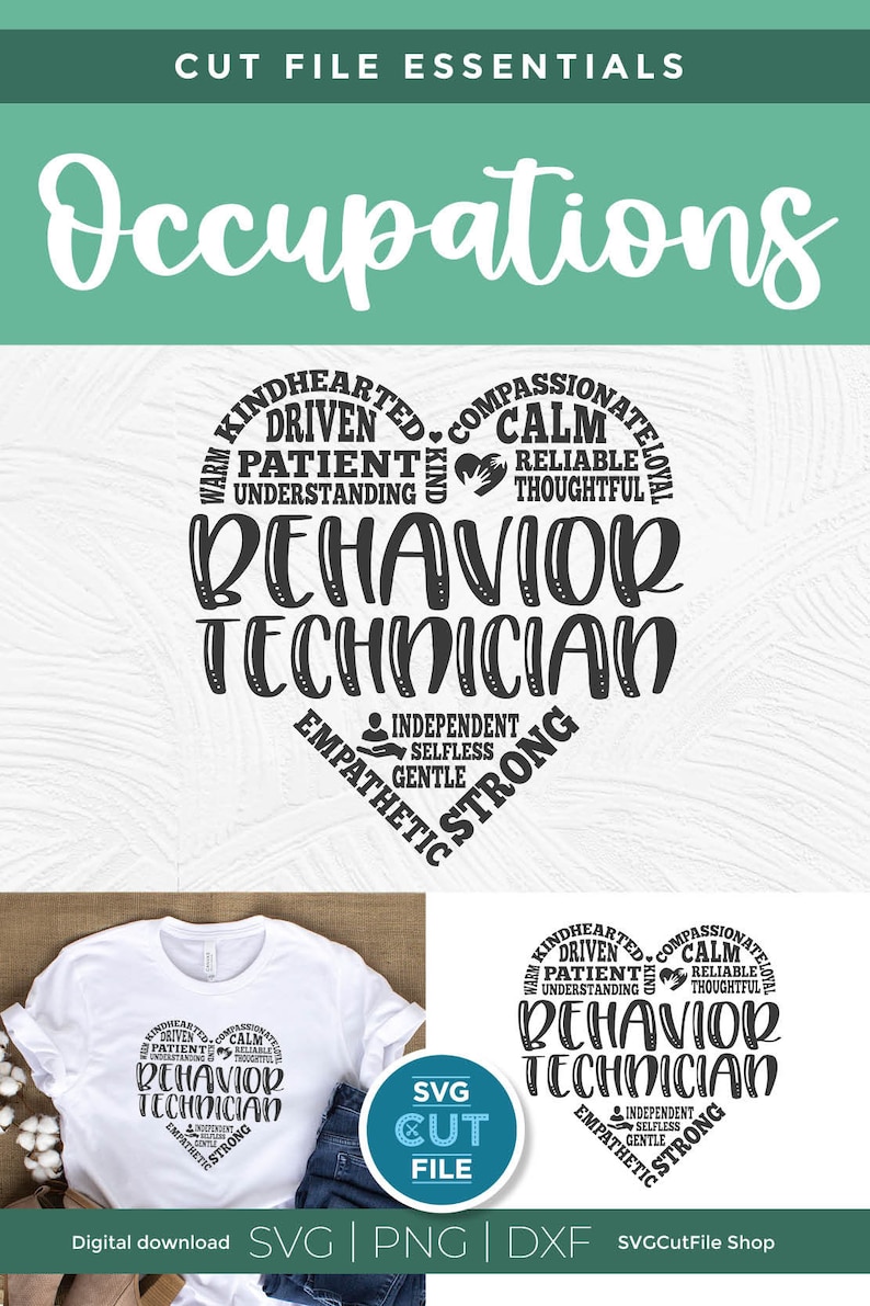 Behavior Technician Svg Behavioral Svg Behavior Tech Svg Bt - Etsy
