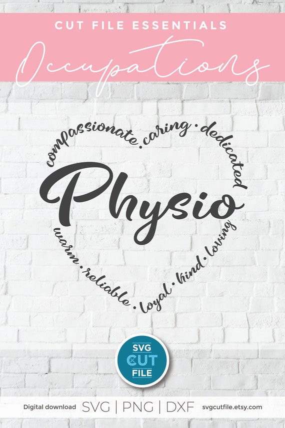 Physio svg Physio svg Physiotherapie svg PT svg | Etsy