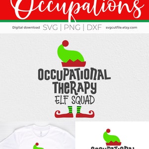 Christmas Occupational Therapy Svg, Occupational Therapy Elf Svg, Svg ...