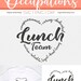 Lunch Team Svg, Cafeteria Team Svg, Lunch Lady Svg, Cafeteria Worker ...