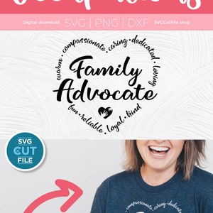 Family Advocate Svg Social Work Svg Victim Services Gift - Etsy
