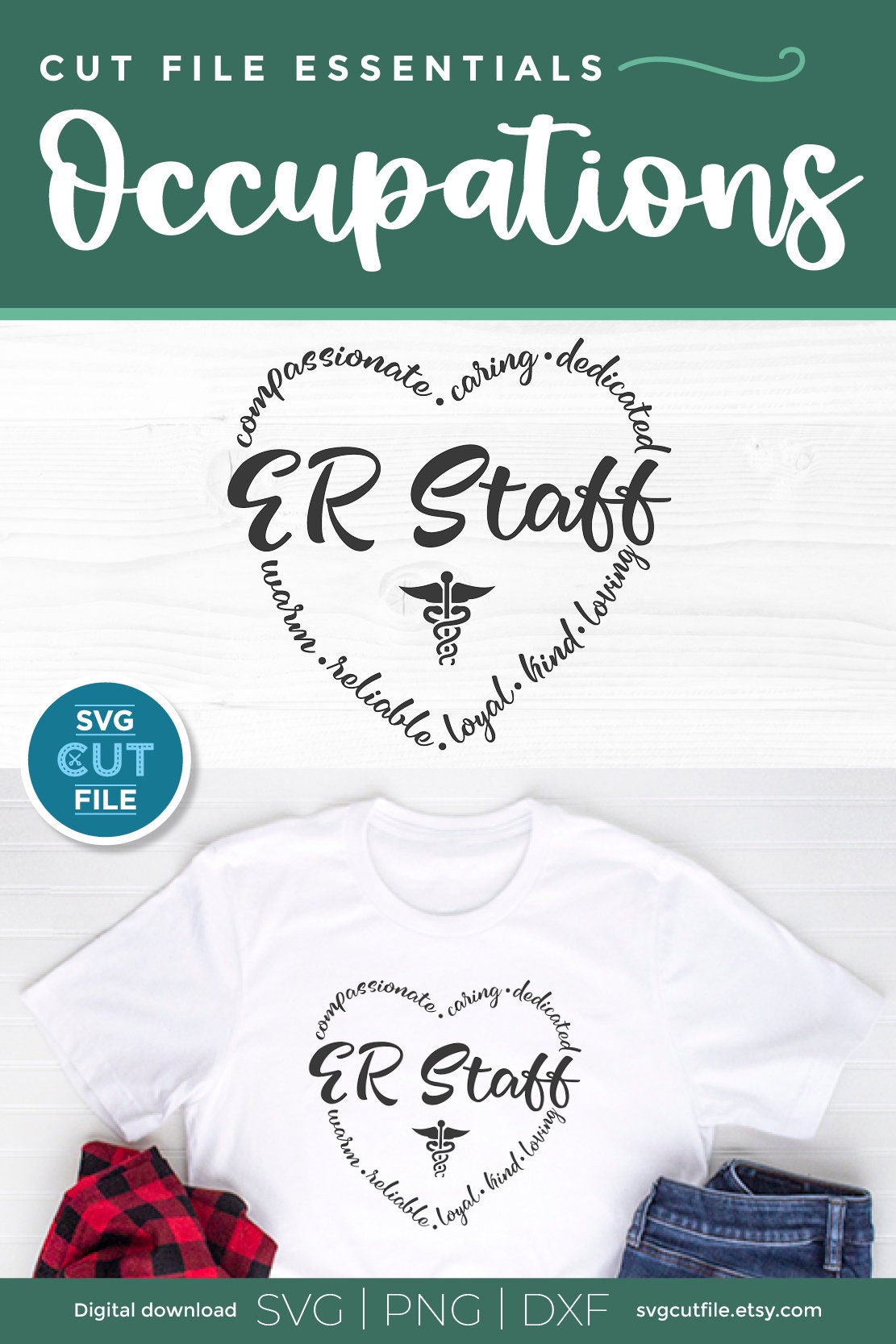 ER Staff Svg Emergency Department Staff Emergency Room Staff - Etsy