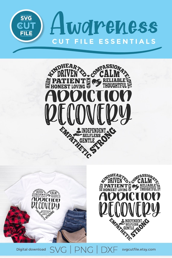 Addiction Recovery Svg Sober Svg Sobriety Svg Aa Svg Na - Etsy