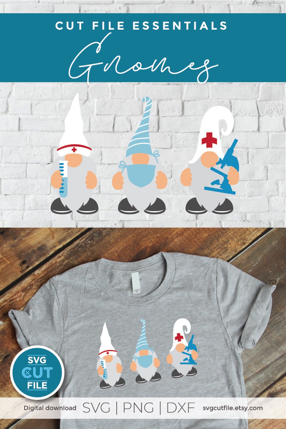 Lab Tech Gnome Svg, Laboratory Technician Svg, Doctor Gnomes Svg, Mask ...