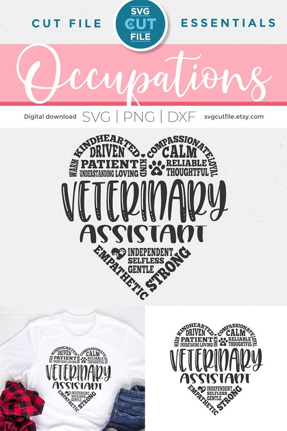 Vet Assistant Svg Veterinary Assistant Svg Veterinary | Etsy