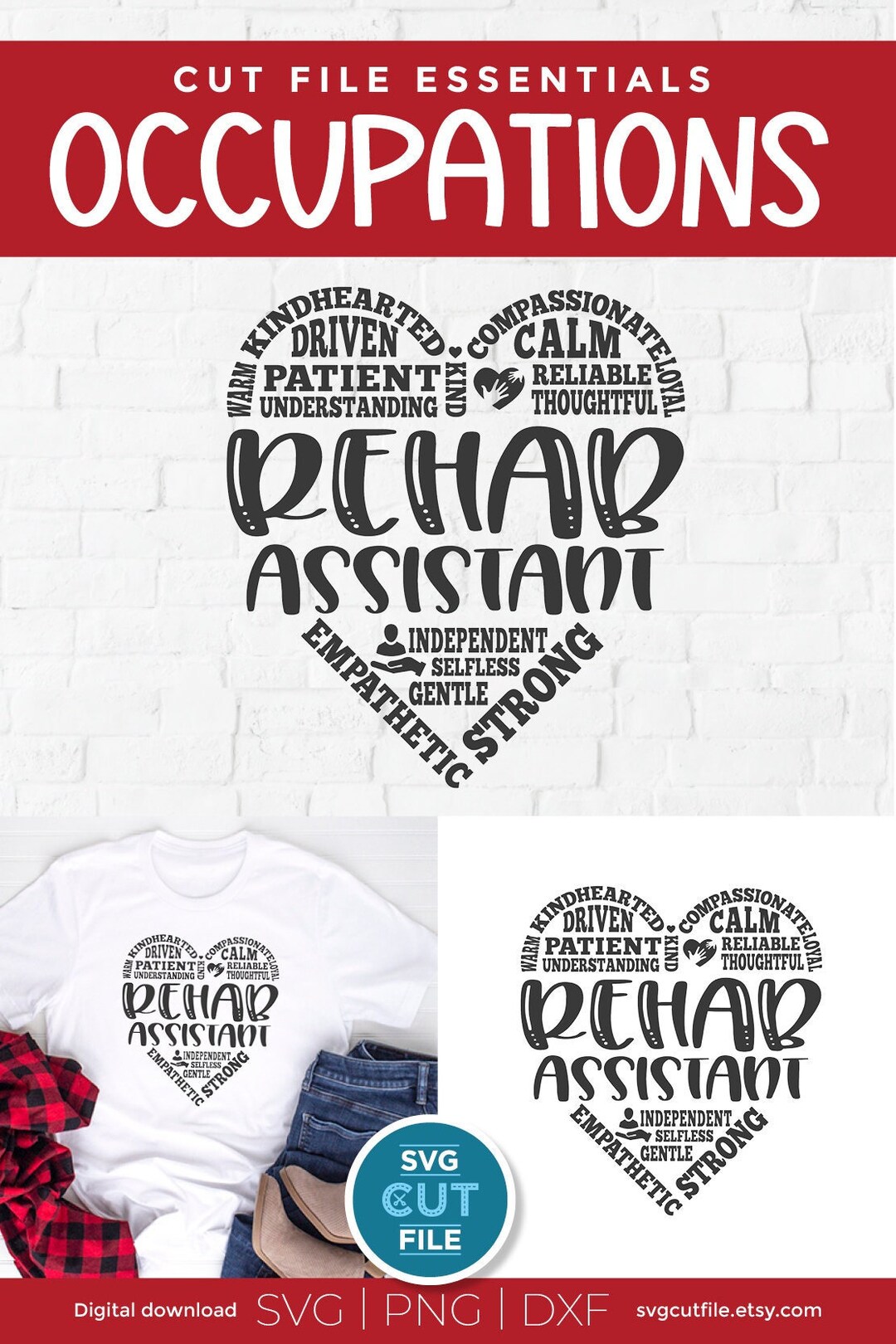 Rehab Assistant Svg, Rehabilitation Svg, Rehab Svg, Rehab Heart ...