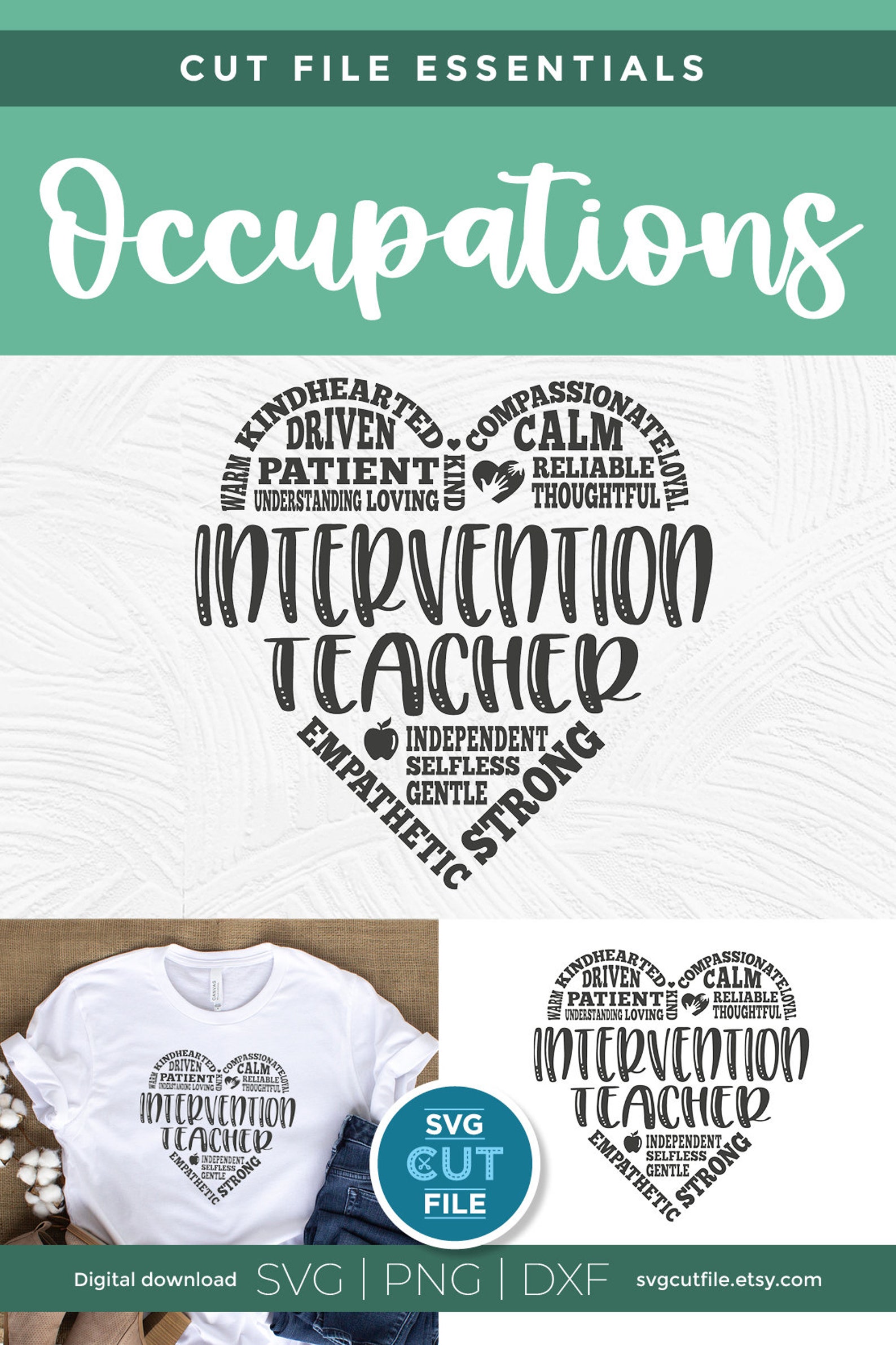 Intervention Teacher Svg Intervention Specialist Academic | Etsy