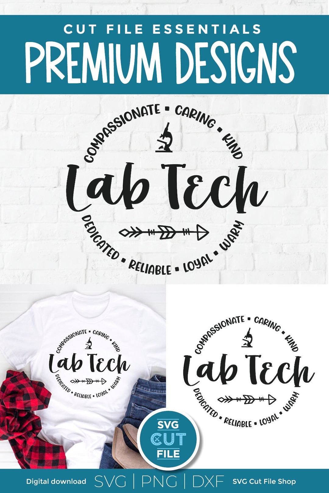 Lab Tech Svg, Laboratory Tech Svg, Bloodwork Svg, Blood Work Svg, Round ...