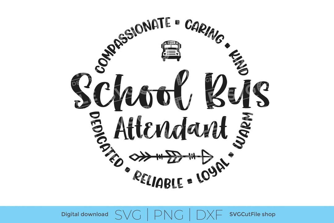 School Bus Attendant, School Bus Monitor Svg, Schoolbus Monitor Svg ...