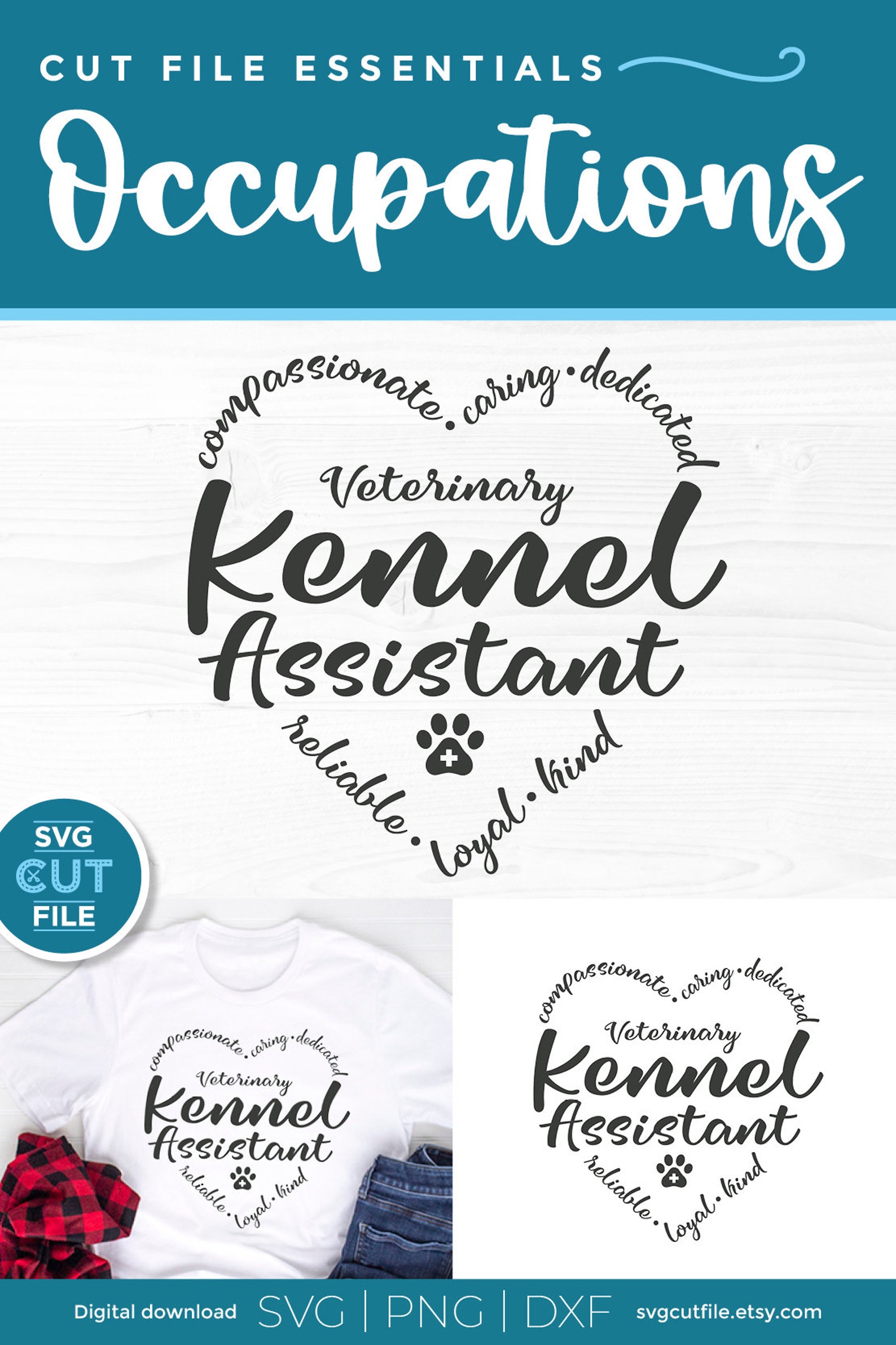 Vet Kennel Assistant Svg, Veterinary Kennel Assistant Svg, Veterinary ...