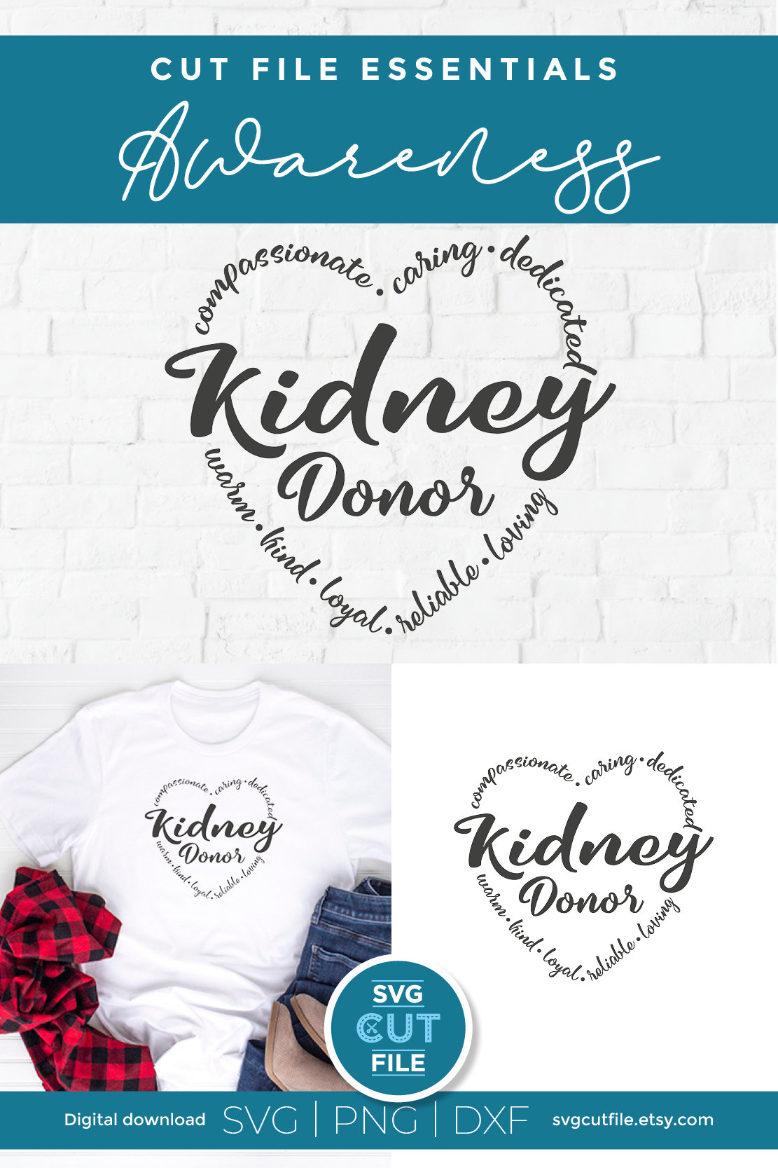 Kidney Donor Svg Kidney Donation Svg Heart Svg Kidney | Etsy