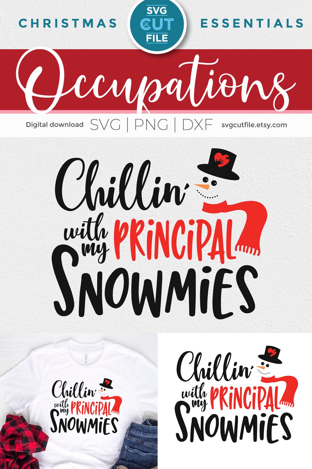 Christmas Principal Svg, Principal Christmas Svg, Elementary School ...