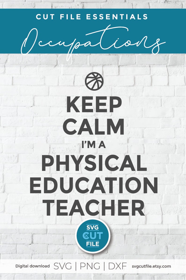 PE Teacher Svg Phys Ed Svg Physical Education Svg Teacher - Etsy