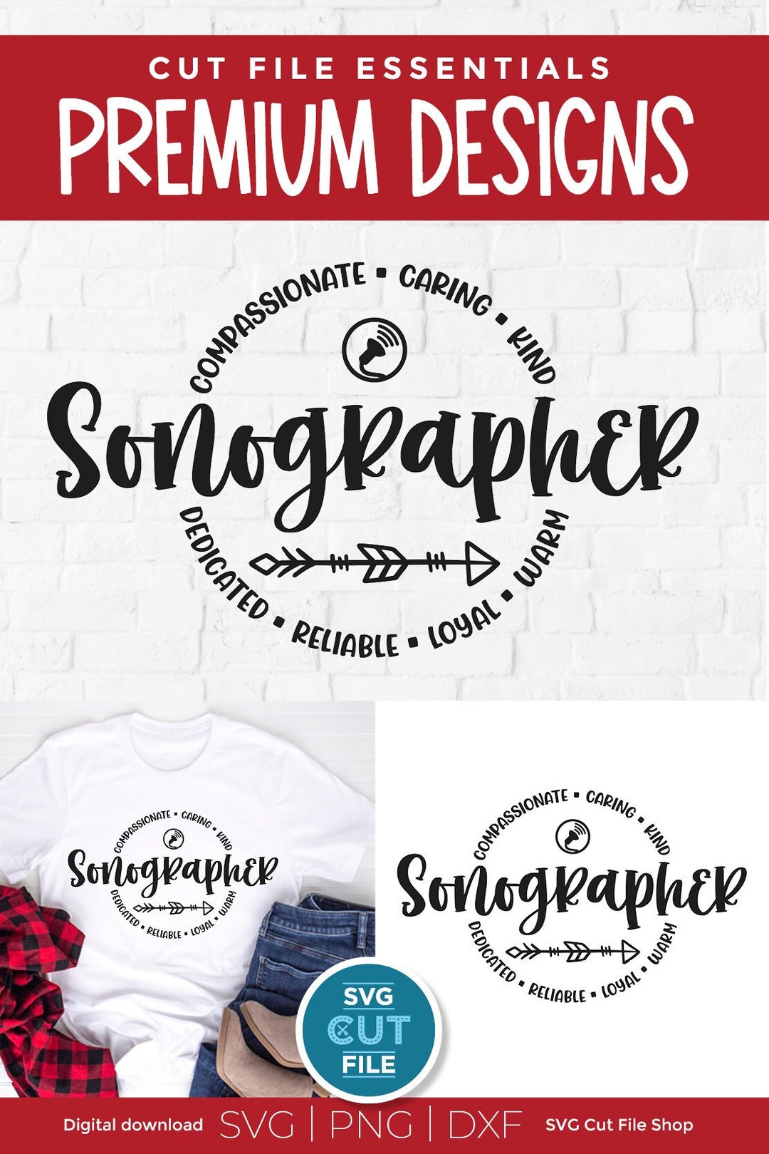 Sonographer Svg Sonography Svg Ultrasound Tech Svg Round - Etsy