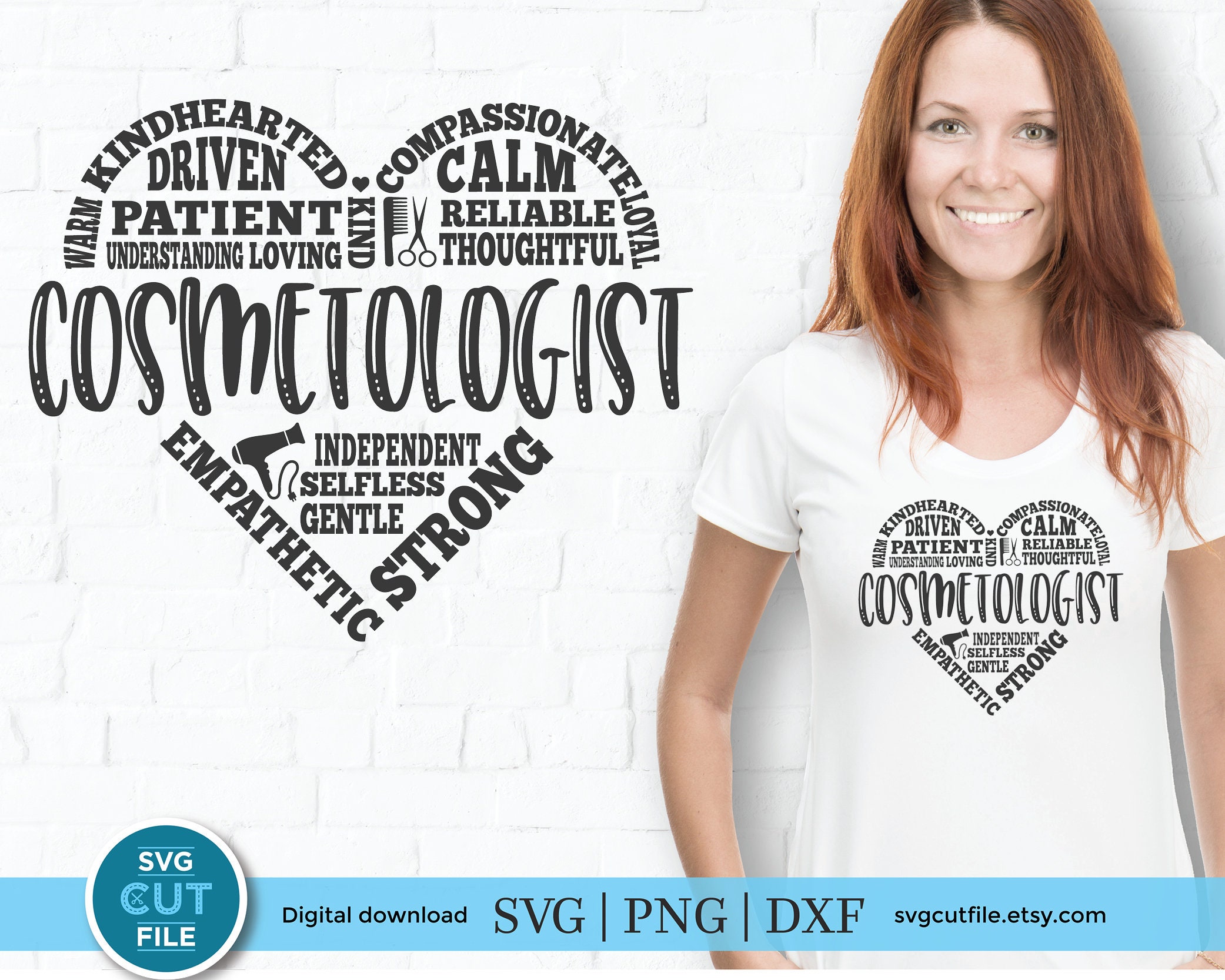 Cosmetologist Svg Cosmetology Svg Hair and Makeup Svg Hair - Etsy